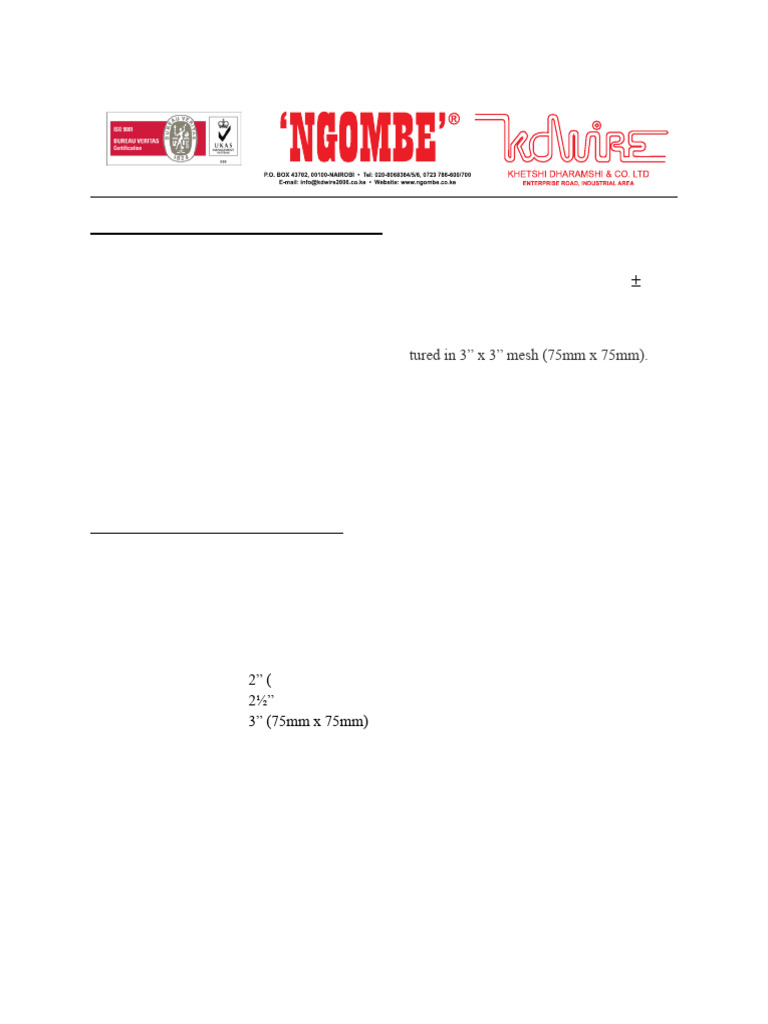 Chainlink Specifications Pdf