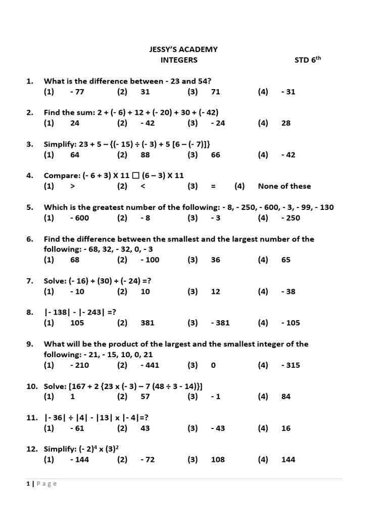 W . BOOK INTEGERS PAPER 1 | PDF | Mathematics | Ring Theory
