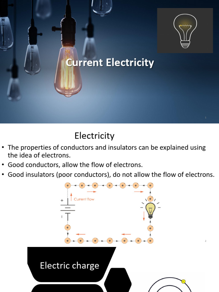 Current Electricity Main Electricity Electric Devices | PDF | Electrical Resistance And ...