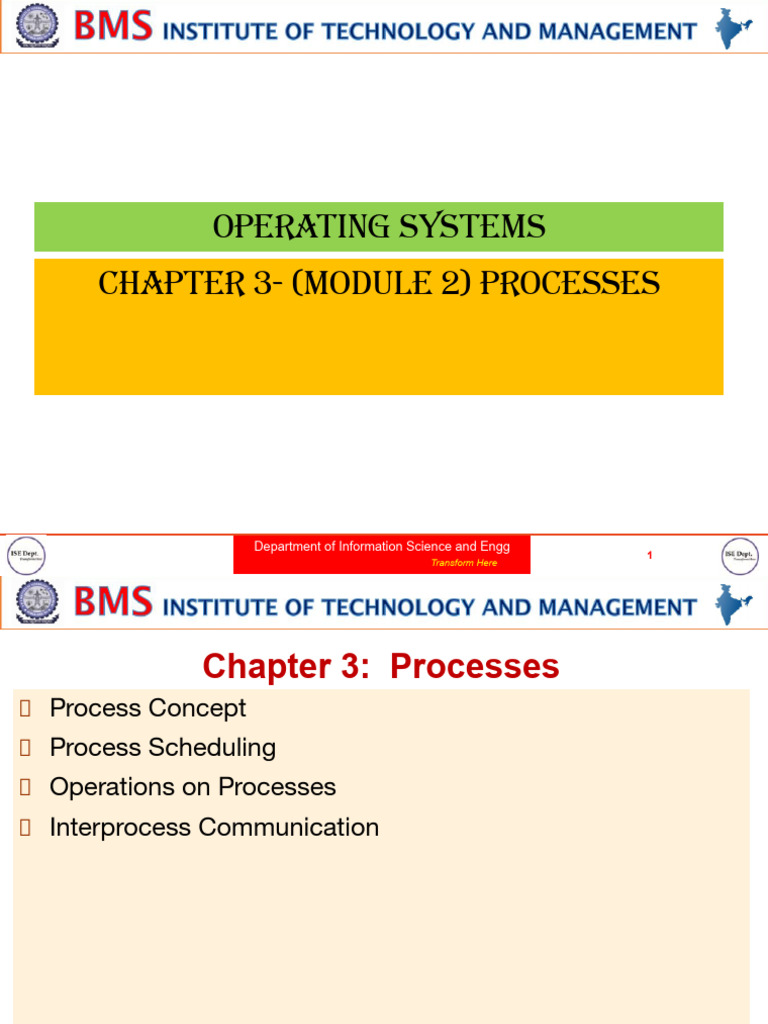 Chapter-3 Processes | PDF | Process (Computing) | Operating System