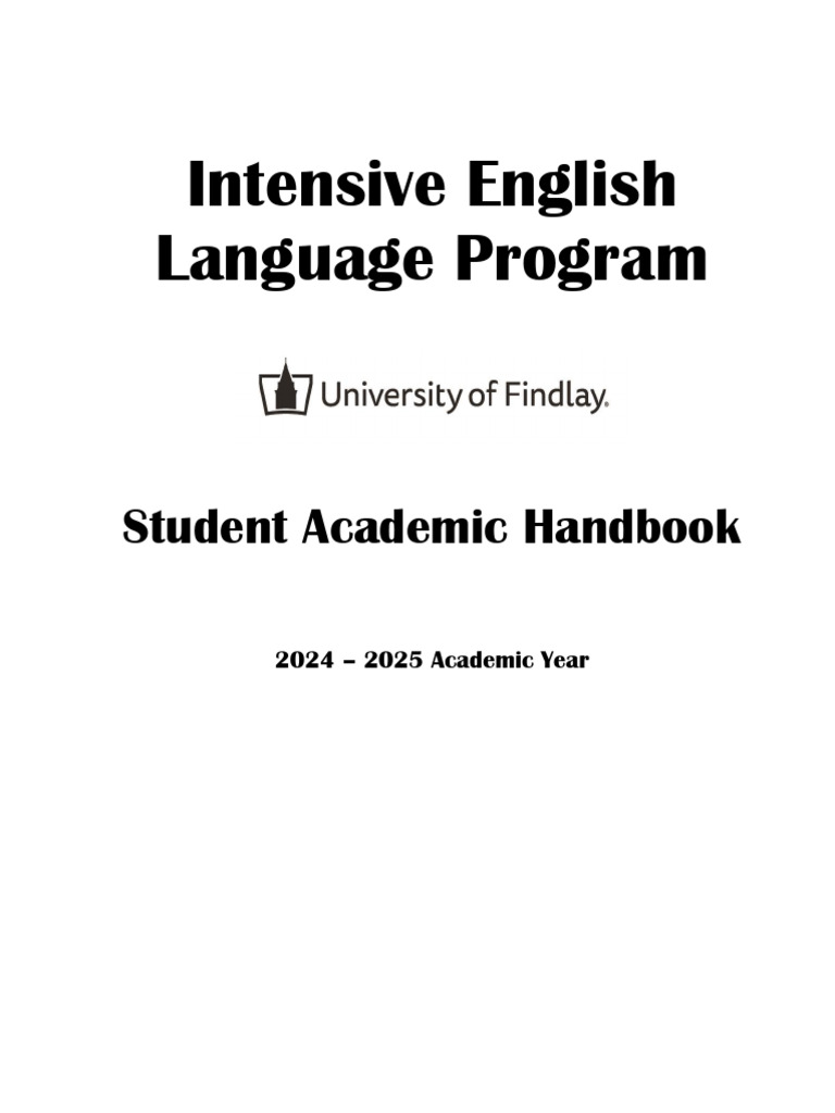 IELP Handbook 2024 - 2025 | PDF | Test Of English As A Foreign Language ...