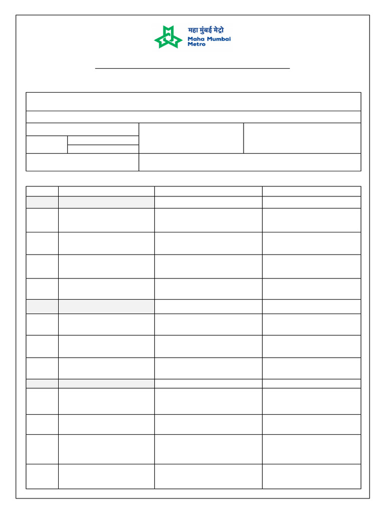2 Foot Patrolling Format For Depot Lines Tech. dtd.1.1.25 R-2. | PDF