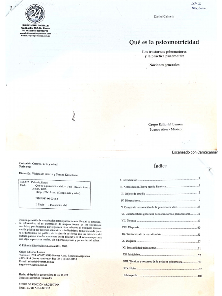 Que Es La PSCM Calmels | PDF