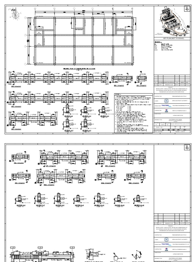 BNRTLSS-07778-01-LS-DC-LAY-675-B_R0_SHEET 1 OF 9 (PLINTH BEAM LAYOUT ...