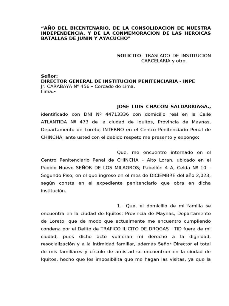 Solicitude S | PDF | Prisión | Documento de identidad