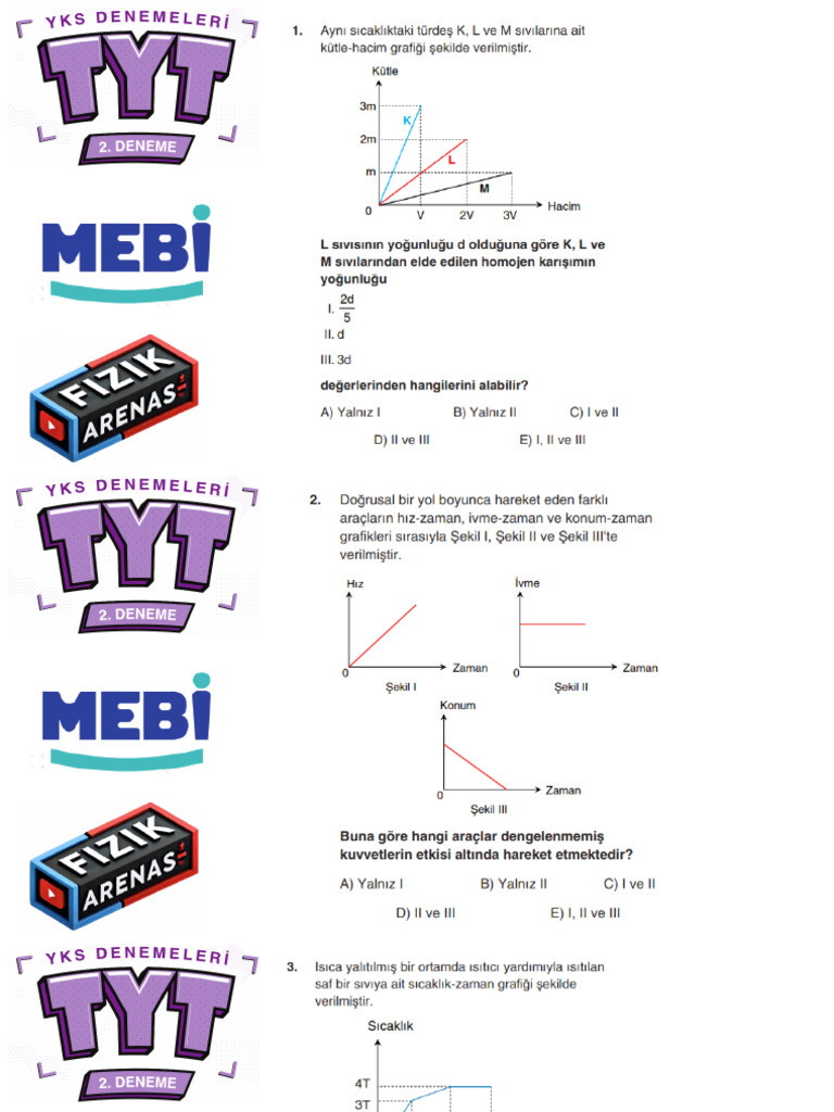 Mebi̇ 2. Tyt | PDF