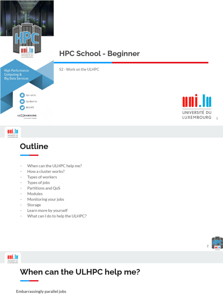 HPC School - Beginner S2 | PDF | Computer Cluster | Graphics Processing Unit