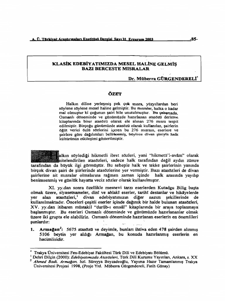 Klas K Edeb Yatimizda Mesel Hal Ne Gelm Bazi Berceste Misralar (#38985 ...