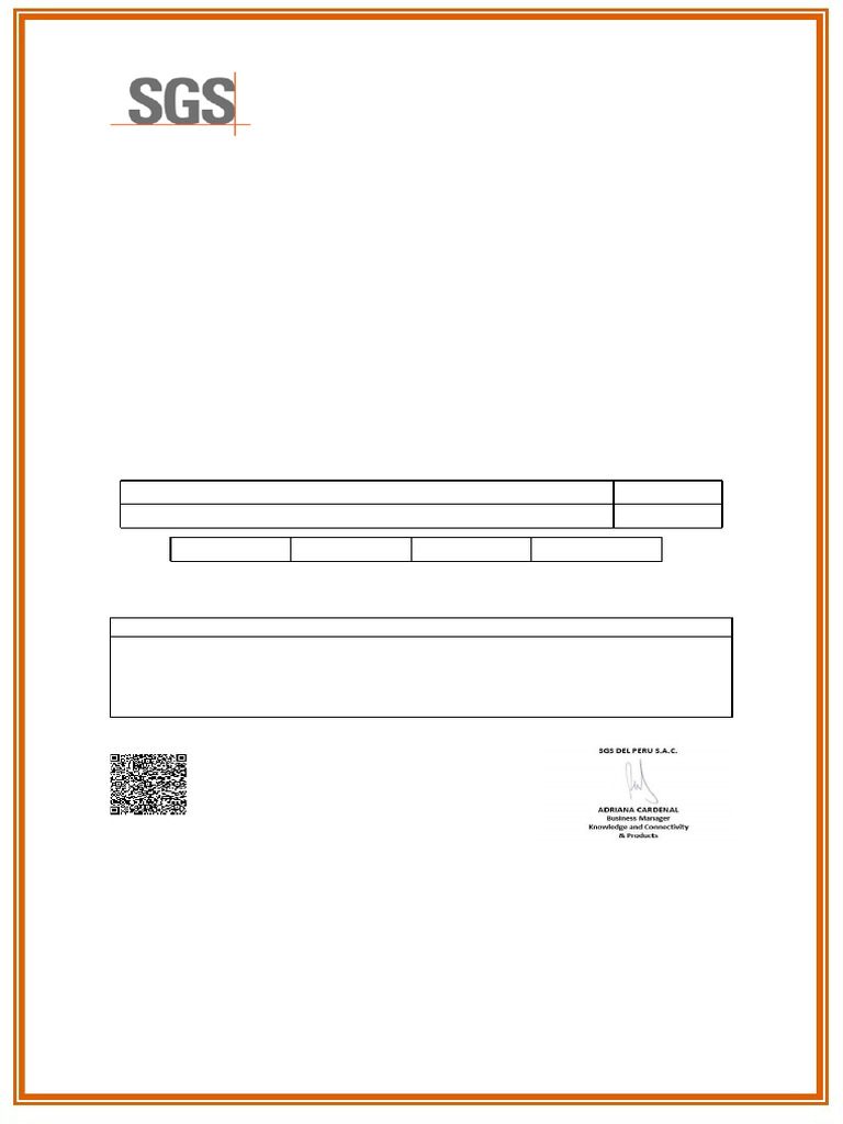 Homologacion SGS | PDF
