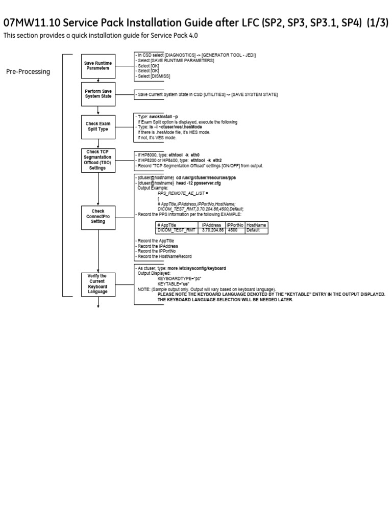 07MW11-10 SP Installation Guide After LFC 1 | PDF | Software | Computing