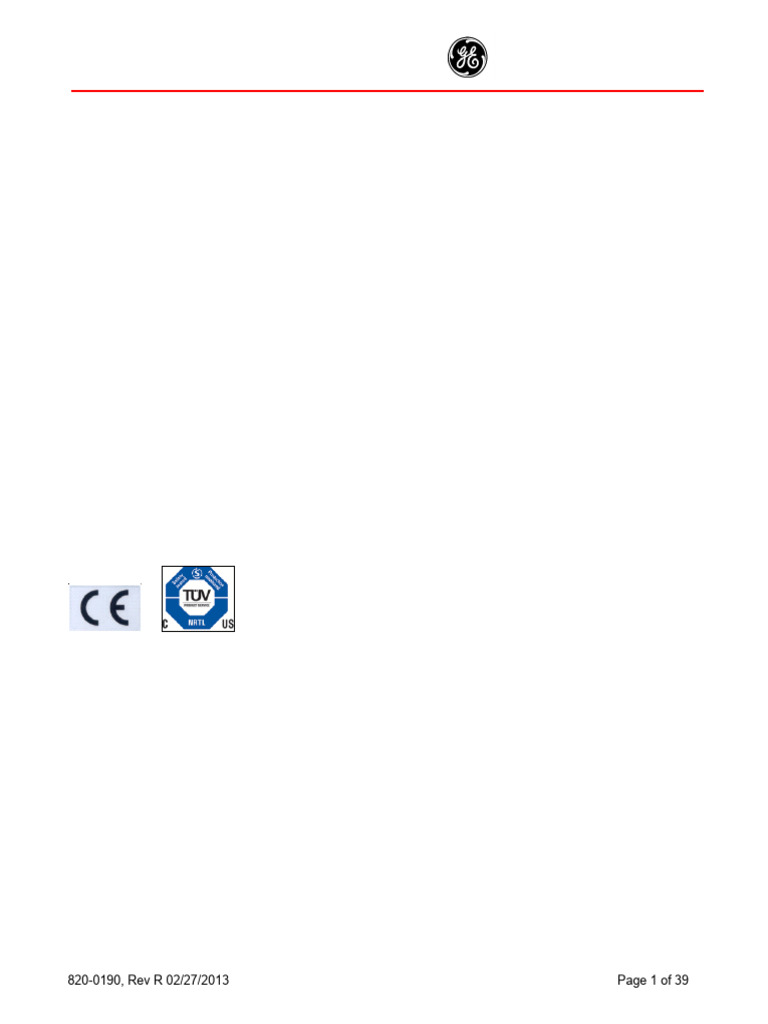 Gehc DVMR Hec and Lcs Technical Manual 5161931 - SM - Doc1816671 - 1 | PDF