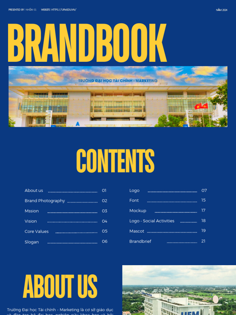 Brandbook Ufm Nhóm 1 Trương Ngọc Huyền | PDF