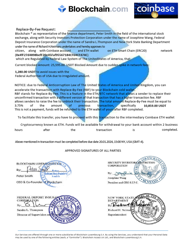 Replace by Fee Blockchain | PDF