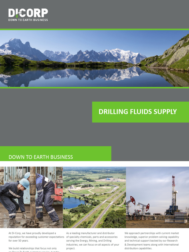 Drilling Fluids Brochure | PDF | Sodium Hydroxide | Hydroxide