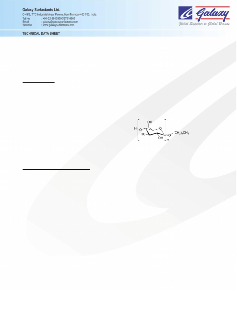 Galsoft EcoCare 145 - TDS | PDF | Shampoo | Surfactant