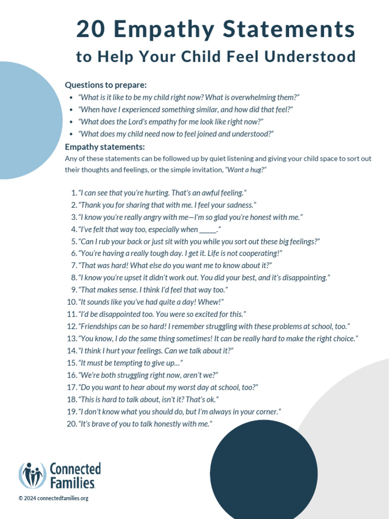 20-Empathy-Statements | PDF