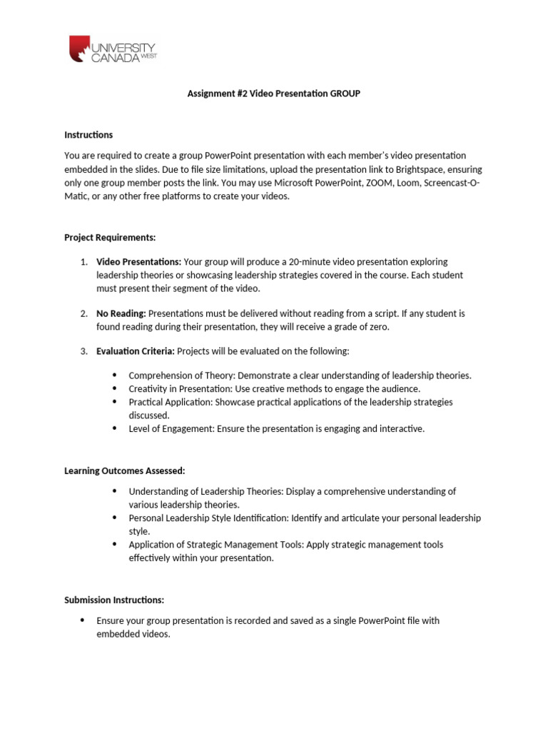 Group Assignment 2 Video Presentation 2 Pdf Microsoft Power Point 0956