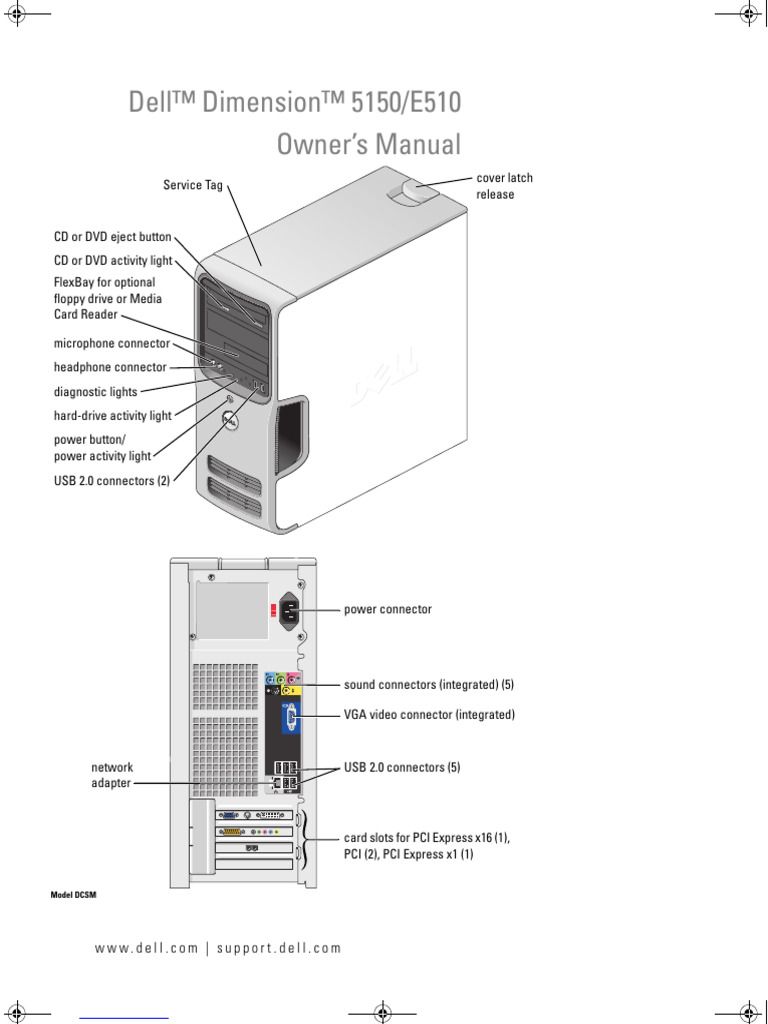 Dimension 5150 | PDF | Dvd | Compact Disc