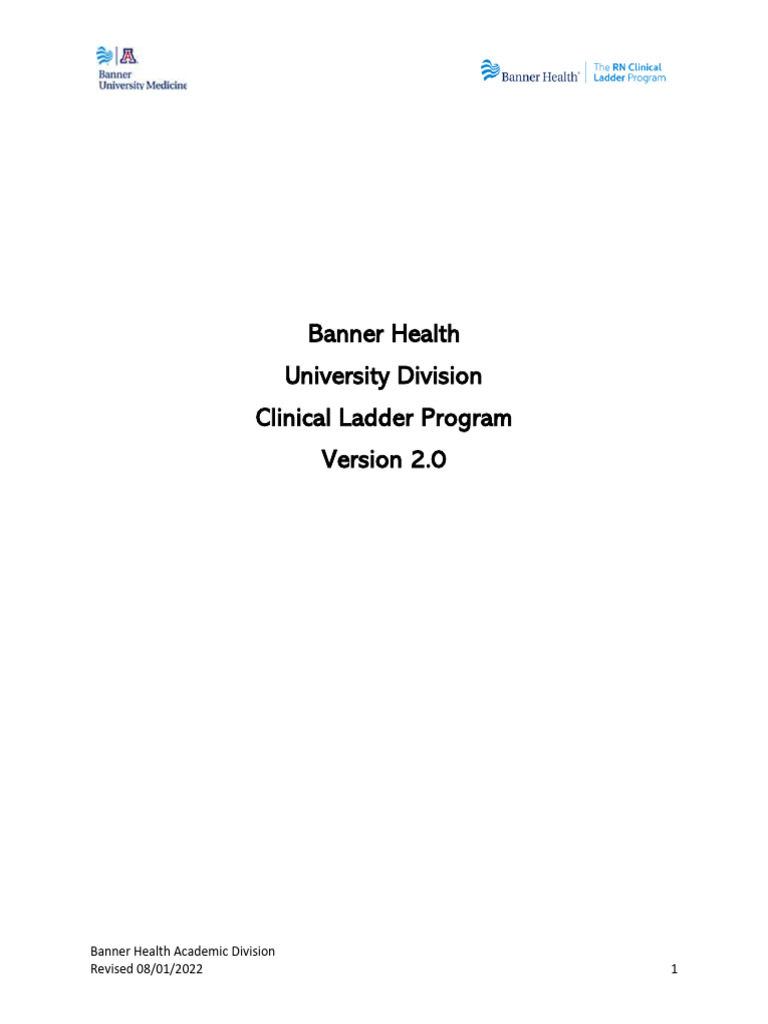 Clinical Ladder Program Overview | PDF | Nursing | Health Equity