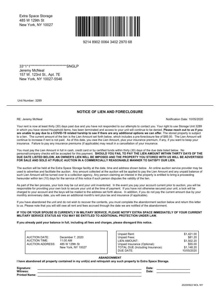 2b615998 B6ce 481a 92d8djfgj | PDF | Lien | Fee