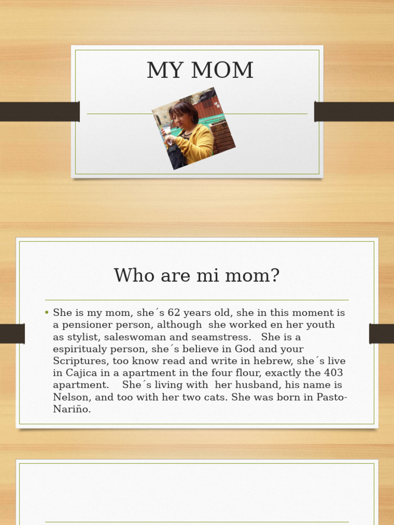 My Mom | PDF