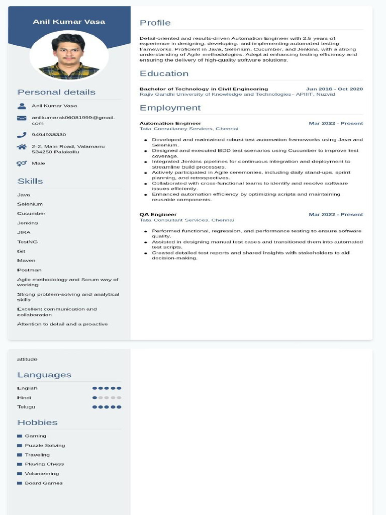 Anil Resume | PDF