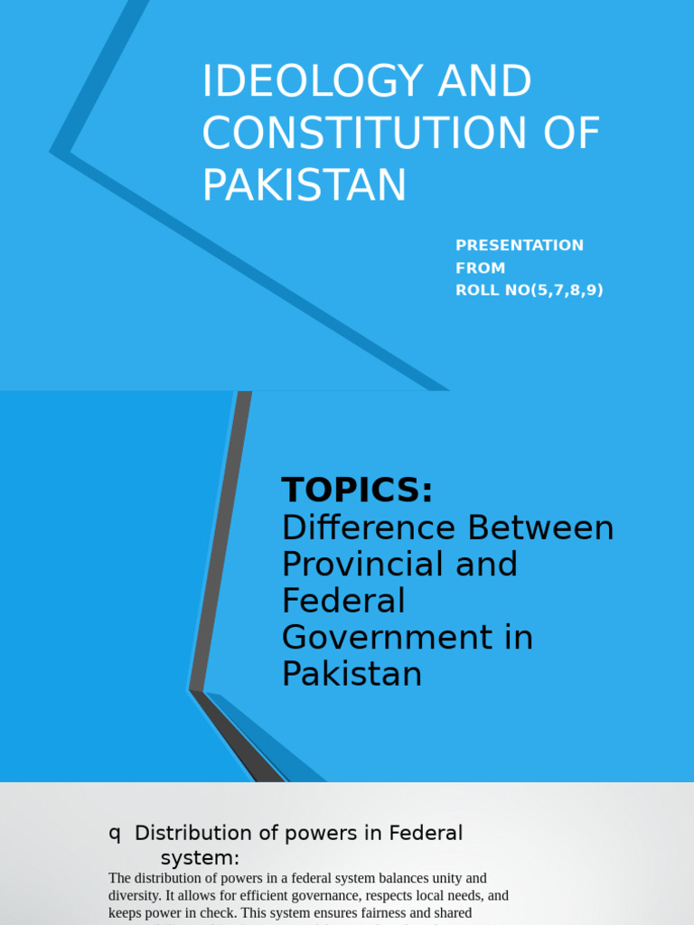 Presentation GE 168 | PDF | Federalism | Governance