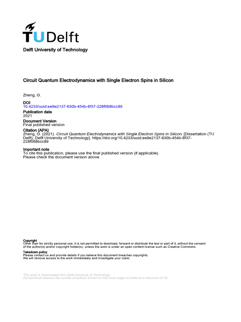 Thesis Final V2 Color GZ | PDF | Quantum Computing | Quantum Mechanics