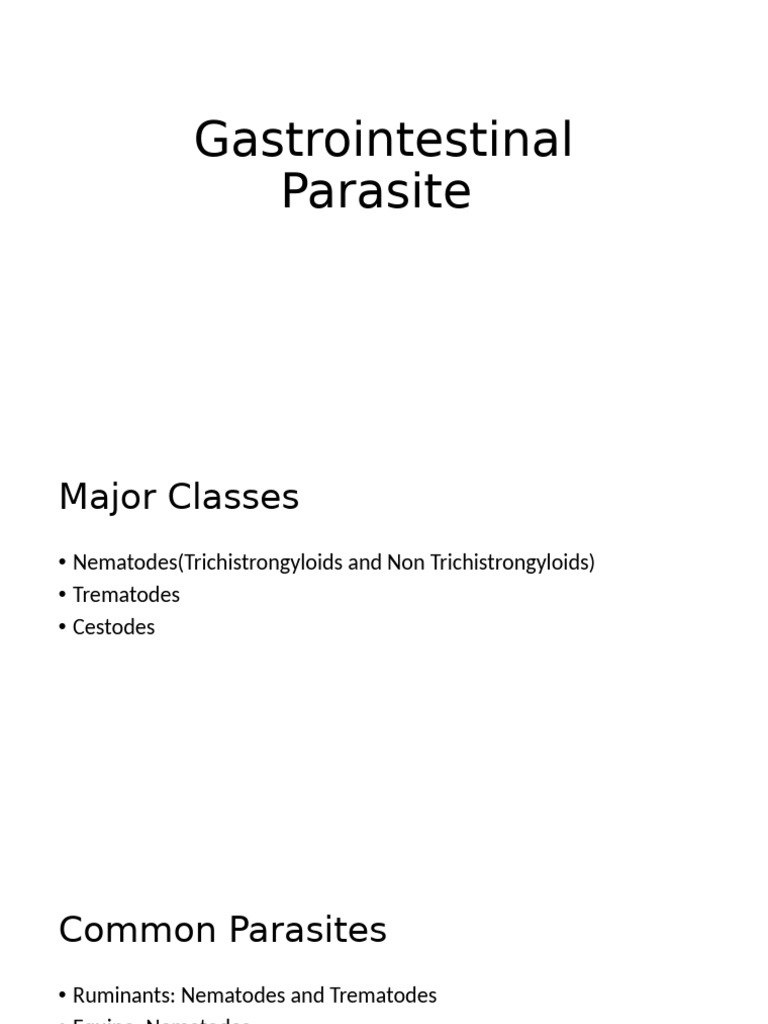 Parasites | PDF