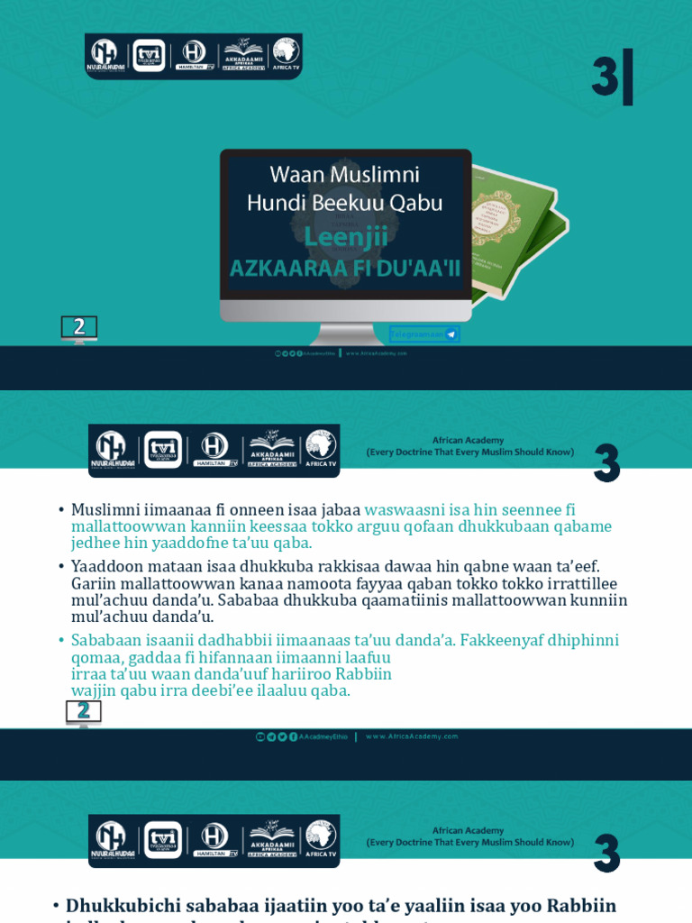 Guyyaa 1ffaab2ffaa Leenjii Azkaaraa Fi Du Aa Ii Pdf Pdf