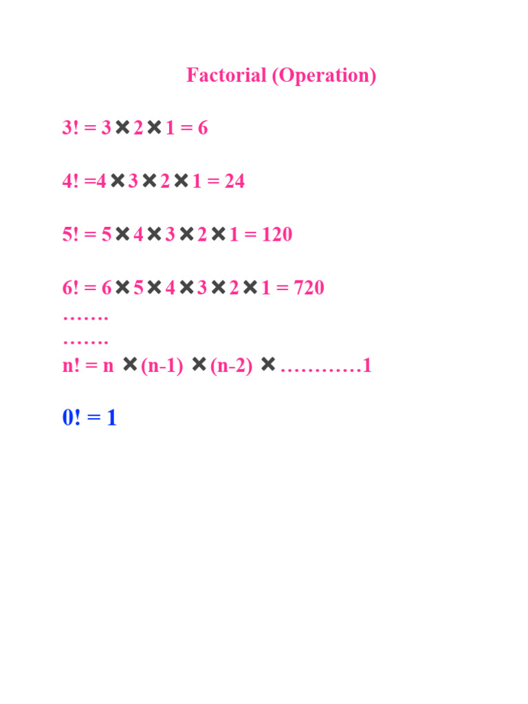 Competition Math Factorial 和 Permutation Formula | PDF | Functions And Mappings | Mathematics