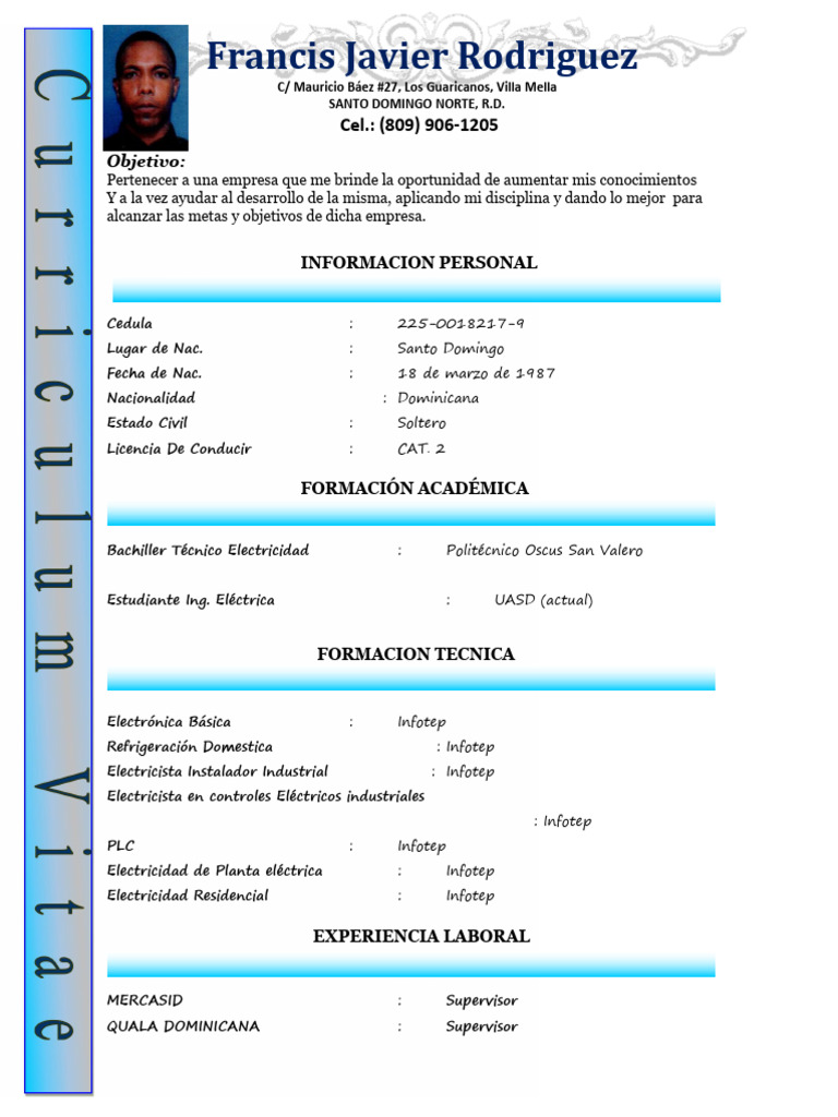 CV de Francis Javier Rodriguez | PDF