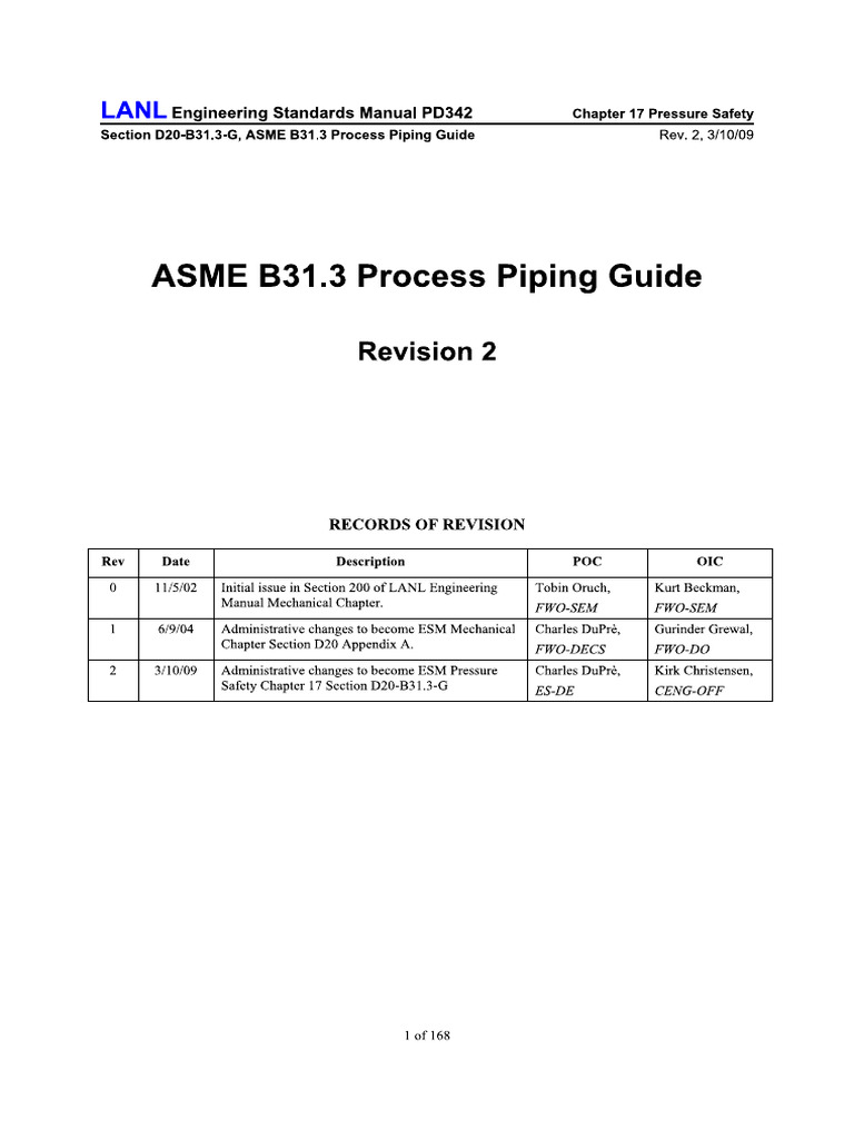 ASME Piping Guide Overview | PDF