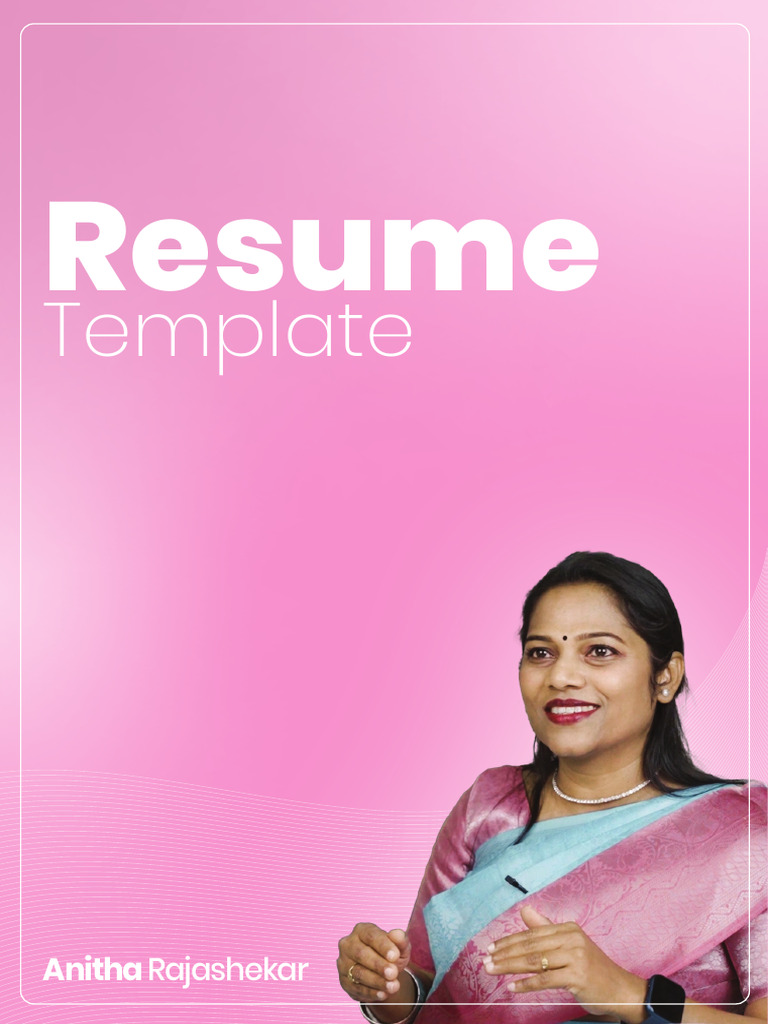 Anitha's Resume Template | PDF