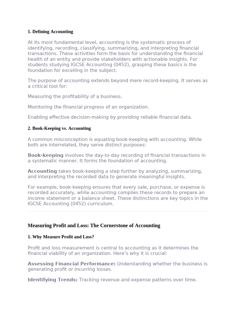 F2 Accounting | PDF