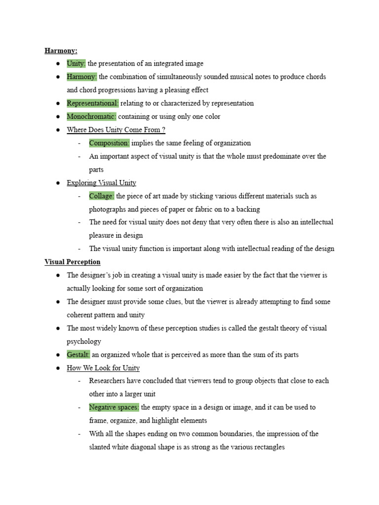 Chapter 2 - Unity Notes - Rianna Alexis Mateo | PDF | Composition ...