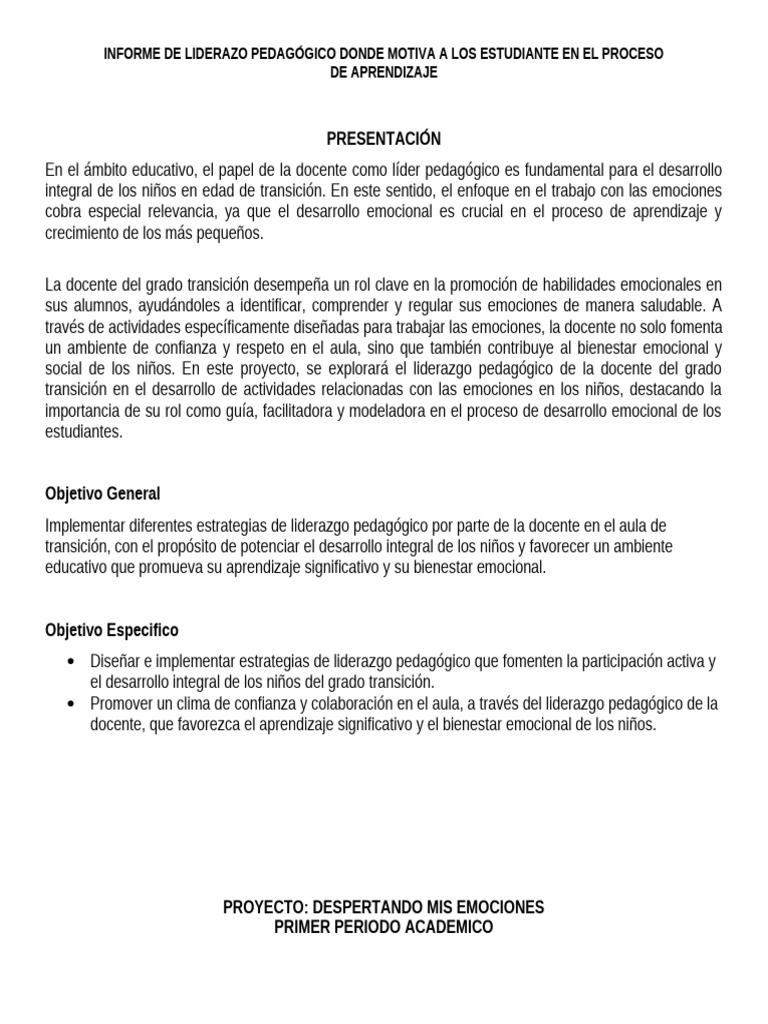 Liderazgo Pedagogico | PDF | Pedagogía | Maestros