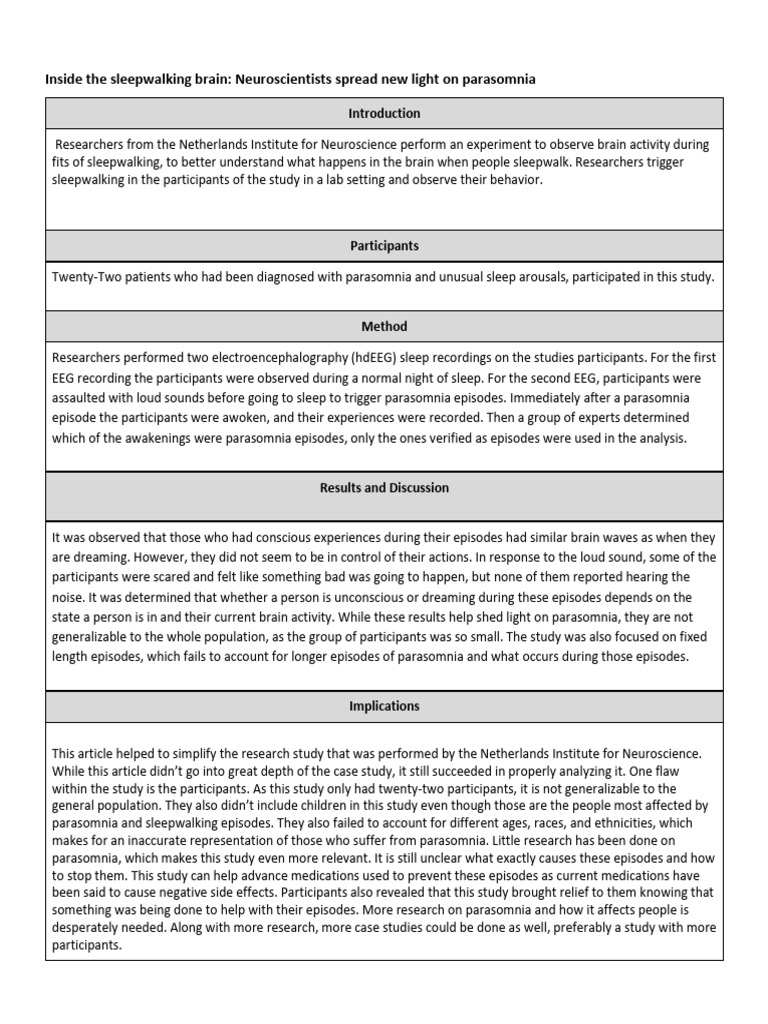 Journal Article Template - AAQ | PDF | Sleep | Electroencephalography