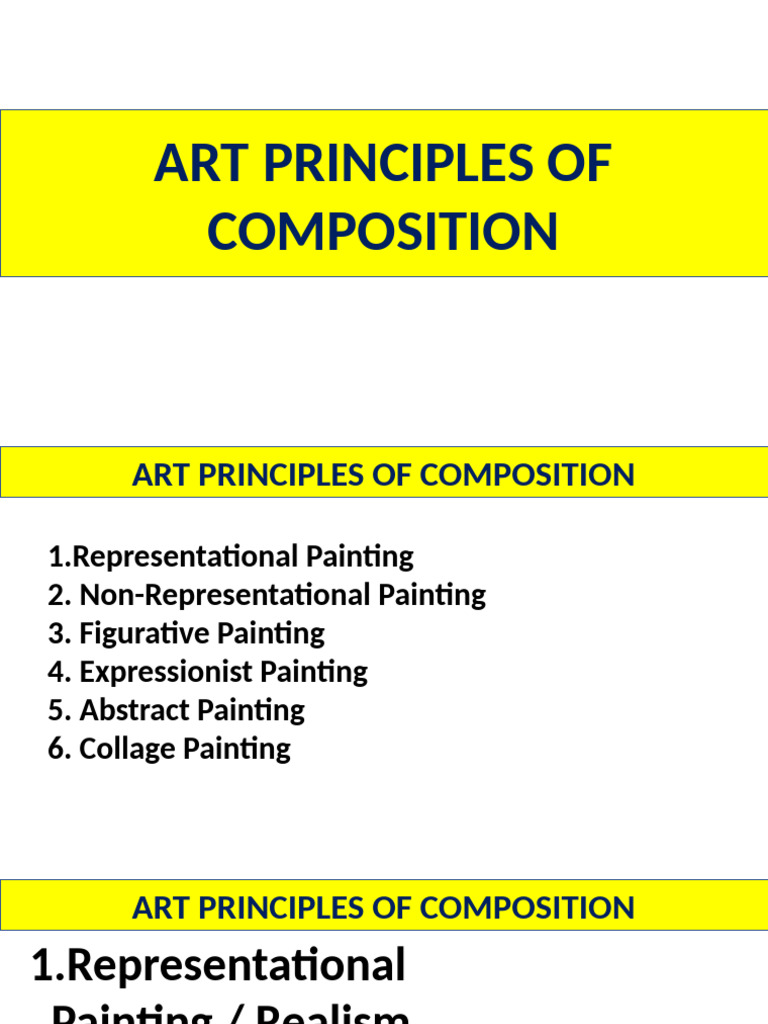 Lesson 4 Art Principles & Paintings | PDF