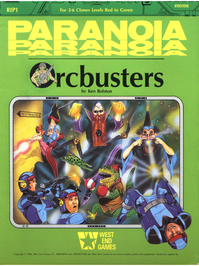 Paranoia - Orcbusters | PDF