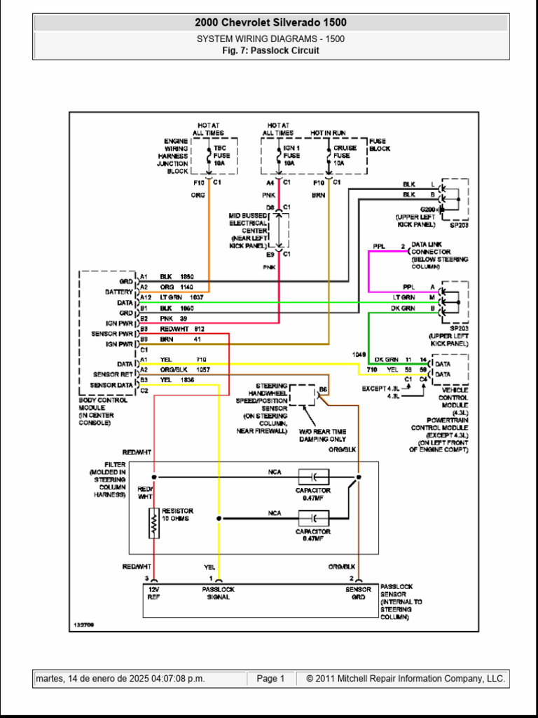Chevrolet Silverado Control Acceso | PDF