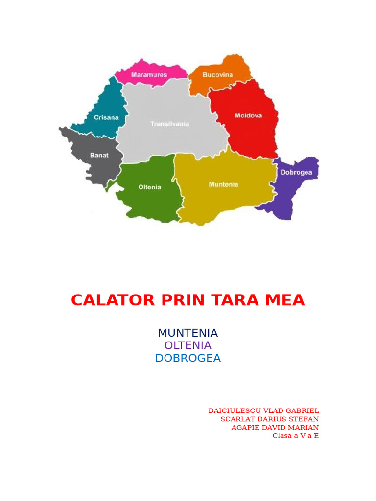 CALATOR PRIN TARA MEA | PDF