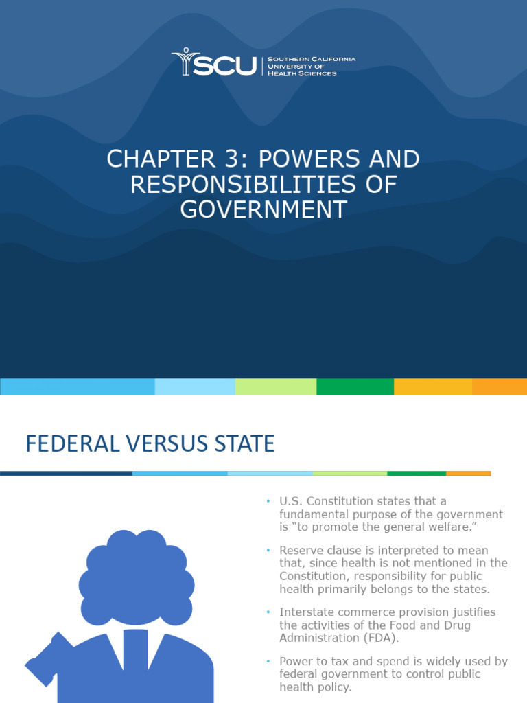 Chapter 3 - Powers and Responsibilities of Government | PDF | National ...