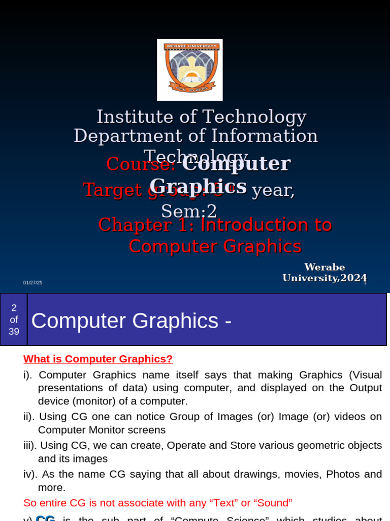 CG-1 | PDF | Web Gl | Computer Graphics