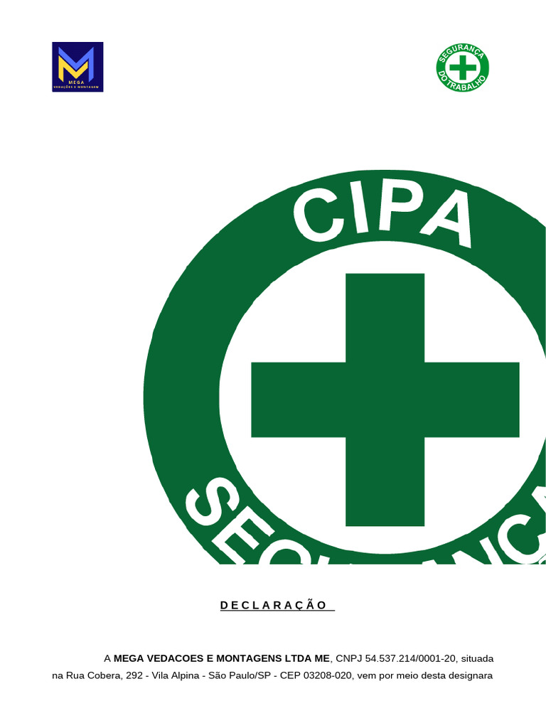 Declaração CIPA | PDF