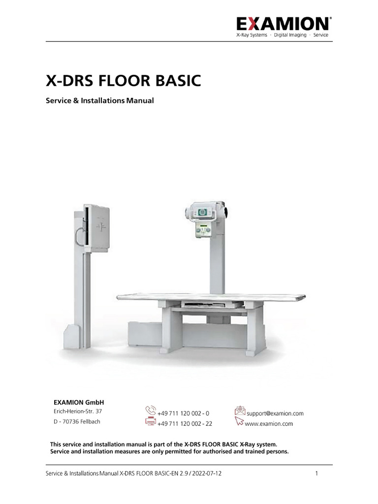 X-Ray Equipment Installation Guide | PDF | Electrical Engineering