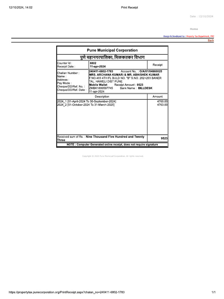 Property Tax | PDF