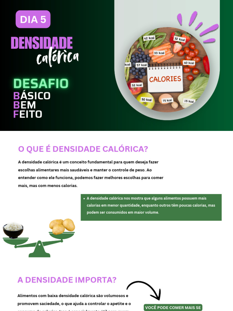 Densidade calórica | PDF