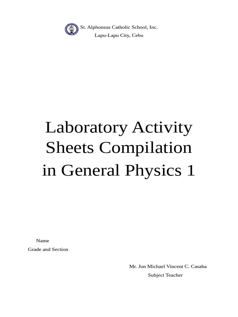 Lab Act Sheet Compilation | PDF