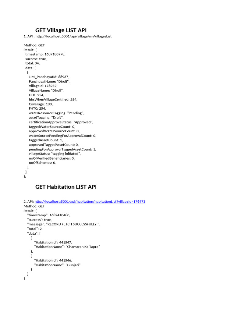 Beneficiary flow APIs | PDF